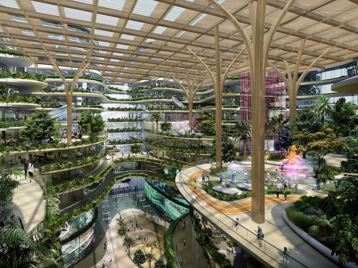 Here's a first look at the 582-acre Discovery City masterplan by Zaha Hadid Architects in ...