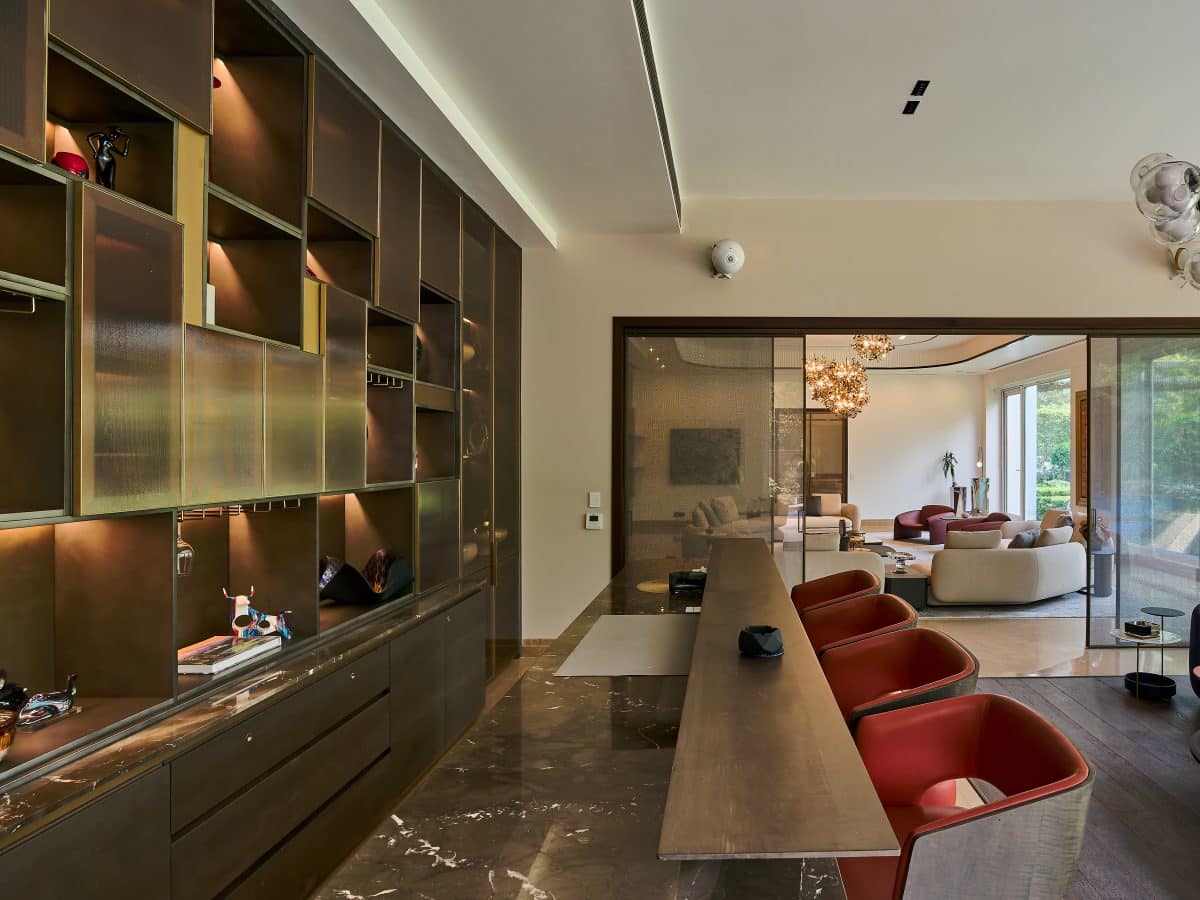Stride into luxury at this 8,000 sq ft contemporary Delhi home that ...