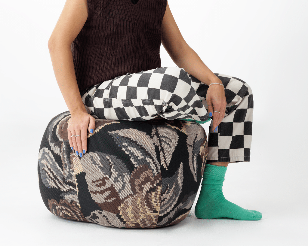 Get adventurous with NaughtOne's Truffle, a playful pouf with charming ...