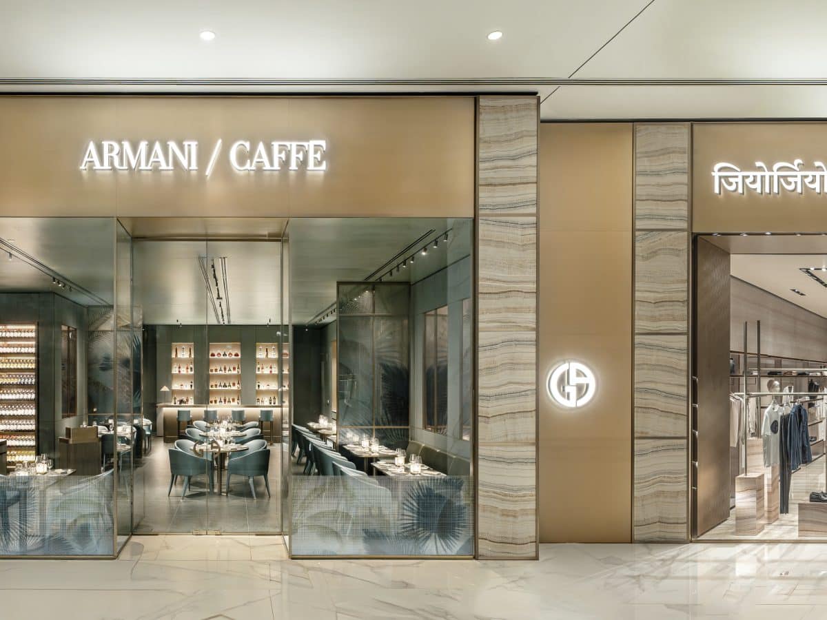 Taste the luxe life at Mumbai's first Armani boutique and cafe at Jio World Plaza - Architect ...