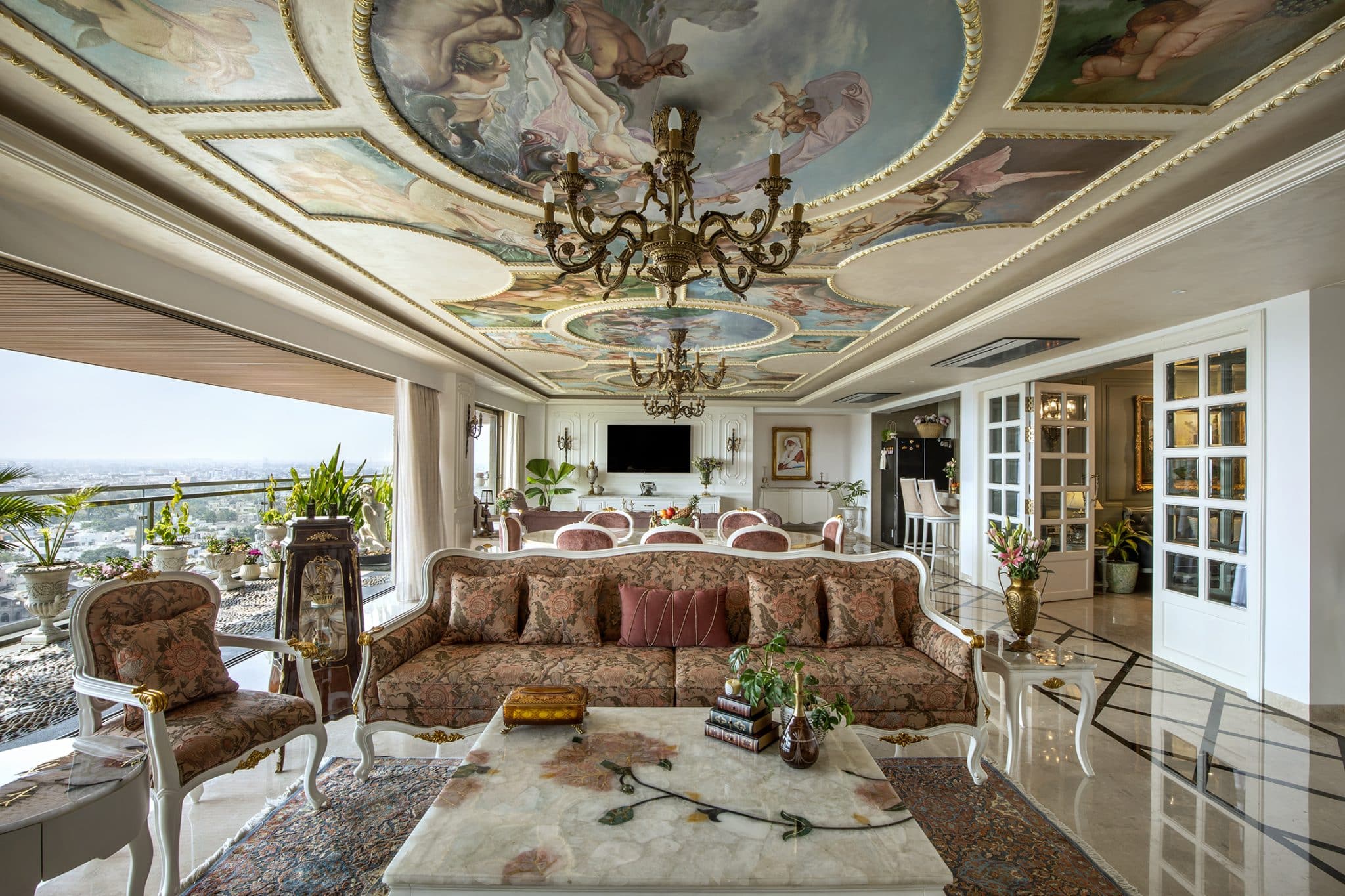 Relive the renaissance in this palatial home by Manish Kumat Design ...