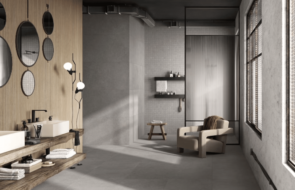 Rediscover concrete in ceramics with over 60% recycled material with ...