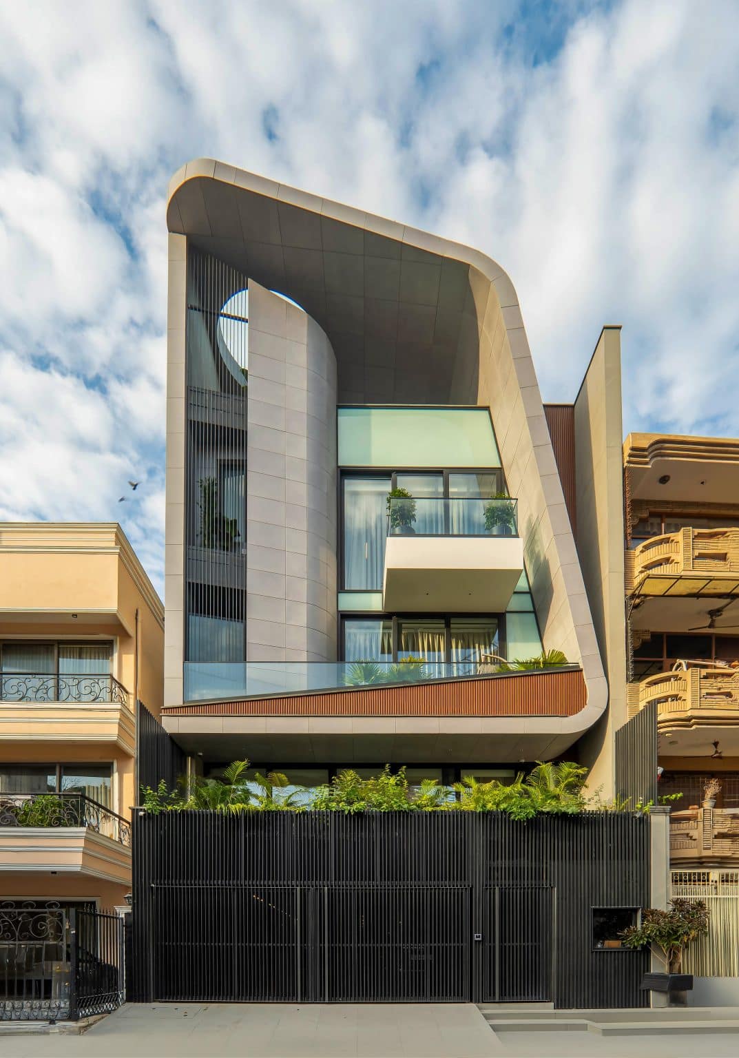 Get swept away by the bold geometry and fluid forms that wrap this ...