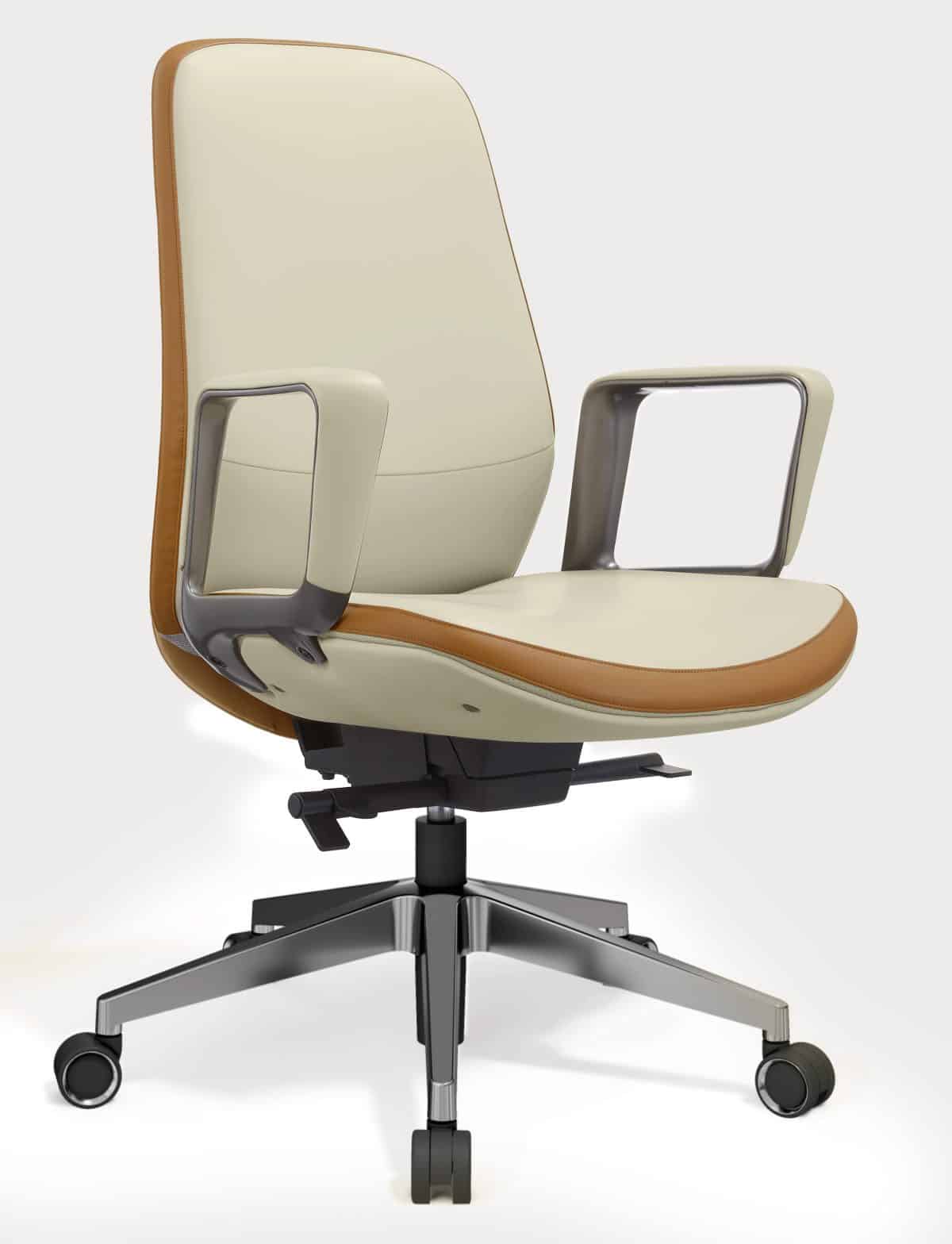 Settle into sleek luxury with this ergonomically designed chair ...