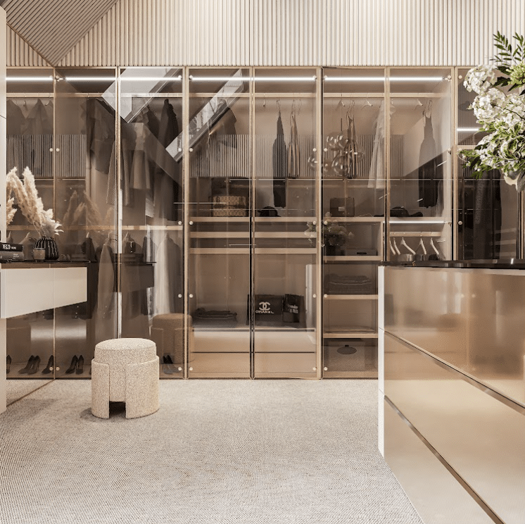 Elevate your closet game with a wardrobe design that feels as luxurious ...