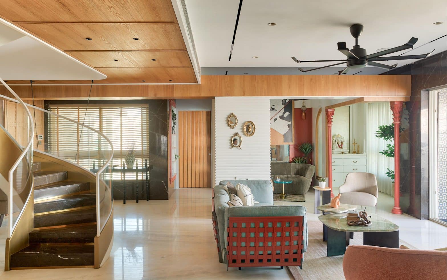 Zoom into the eclectic details of this 5,000 sq ft modern Mumbai home ...