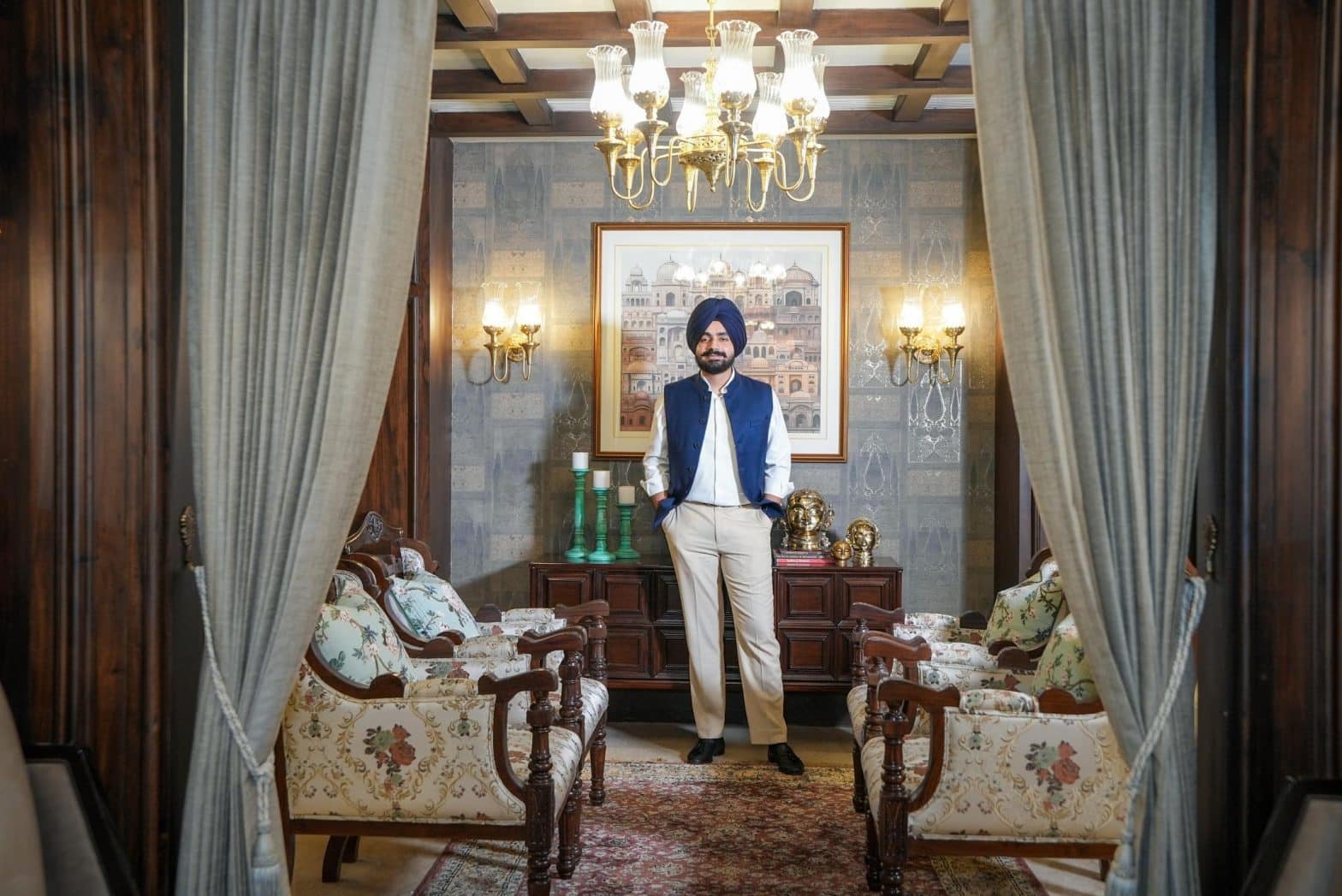Harkaran Boparai is bringing royalty to Delhi with his new 3-storey ...