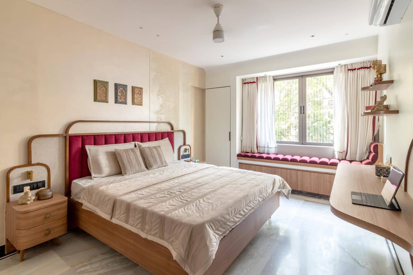 Witness the timeless fusion of two yugas in this Mumbai 3BHK adorned ...