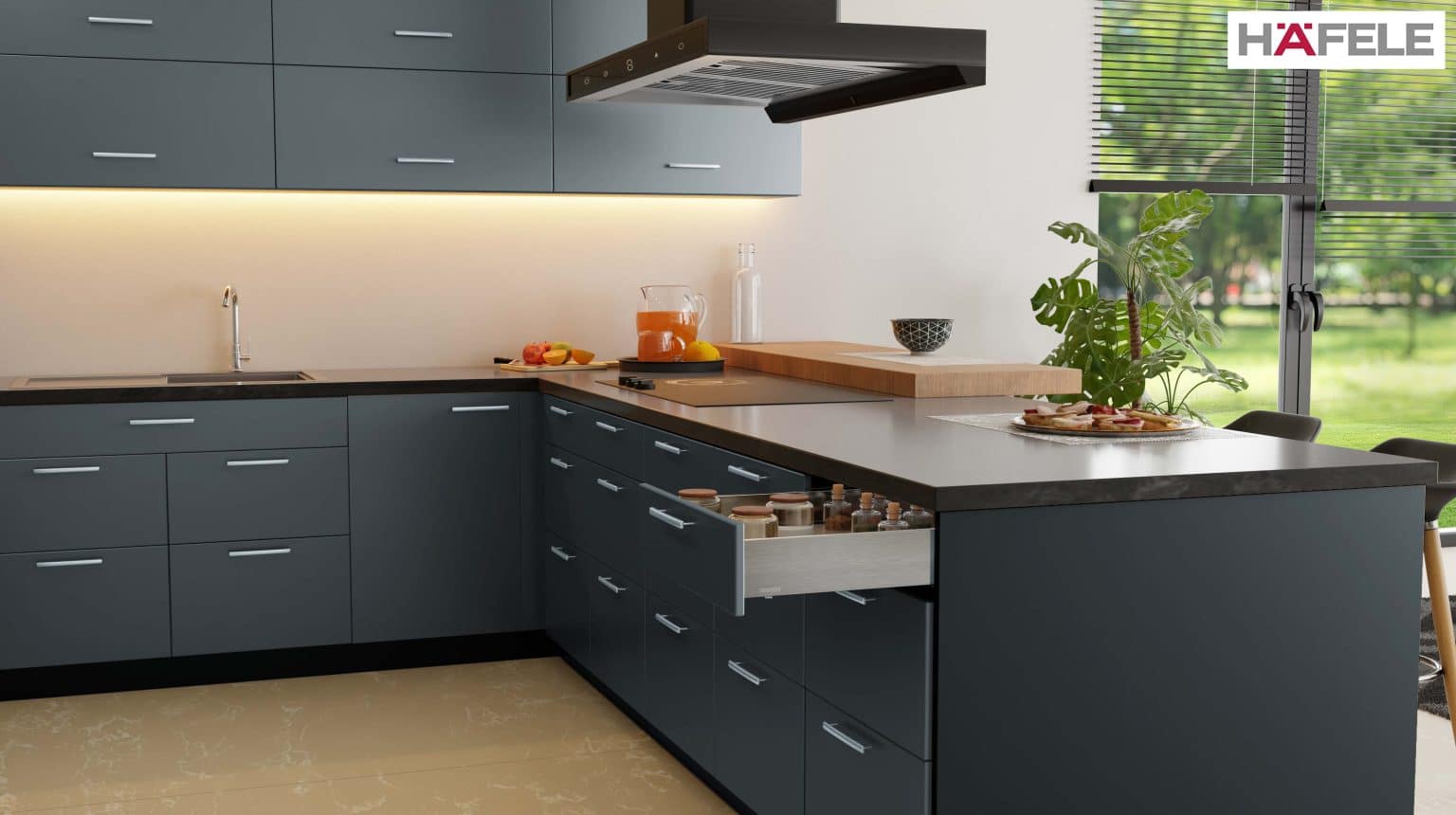 Experience a smoother flow of design with the Slim drawer system ...