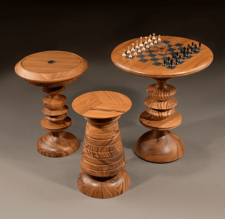 Embrace art, intellect and elegance through this teakwood chess board ...