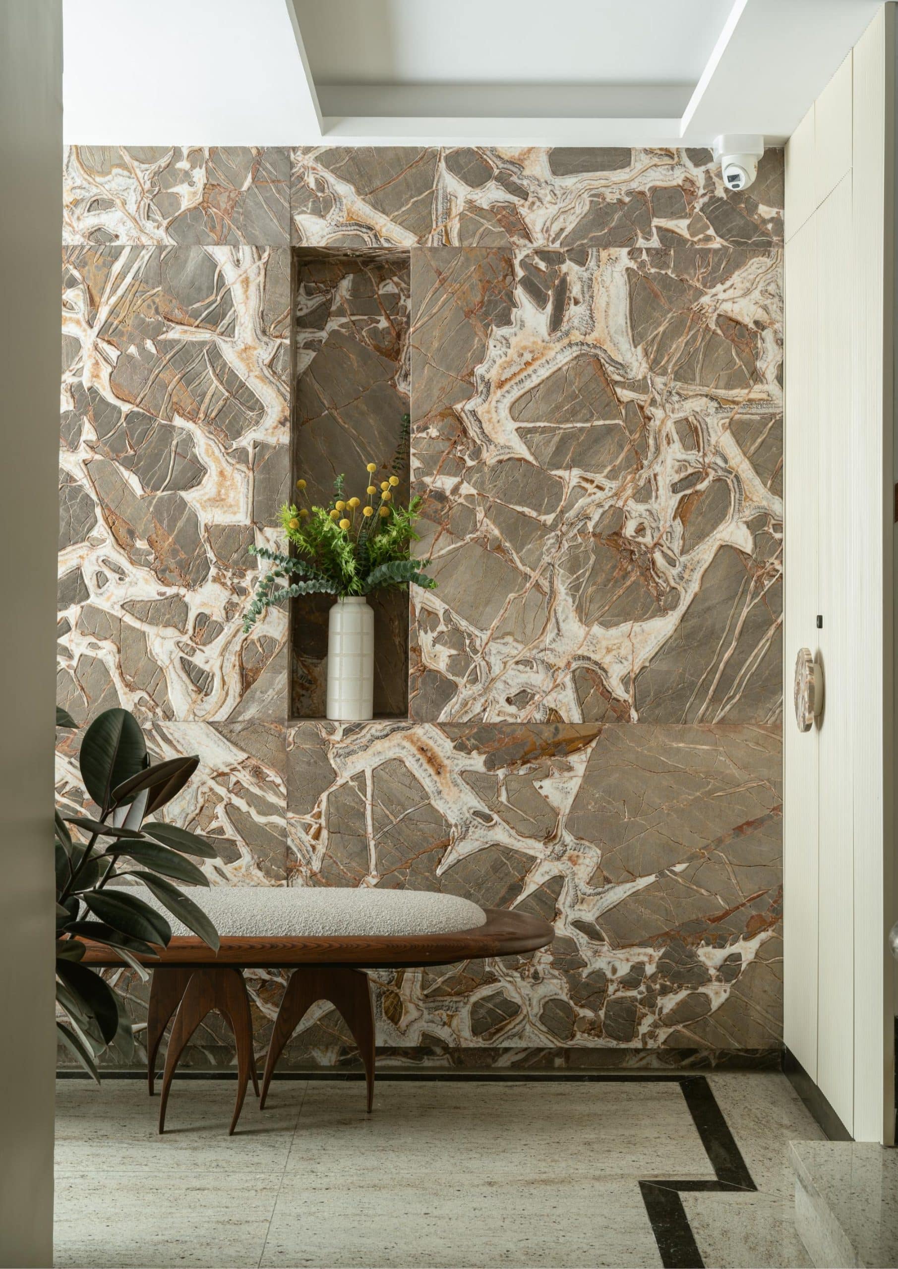 Enter this marble-ous home in Bengaluru that layers texture, form and ...