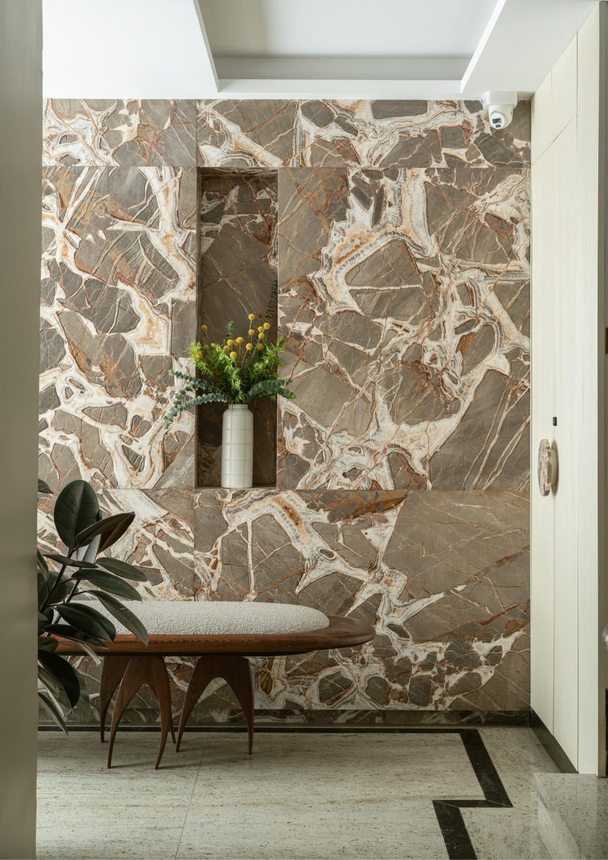 Enter this marble-ous home in Bengaluru that layers texture, form and ...