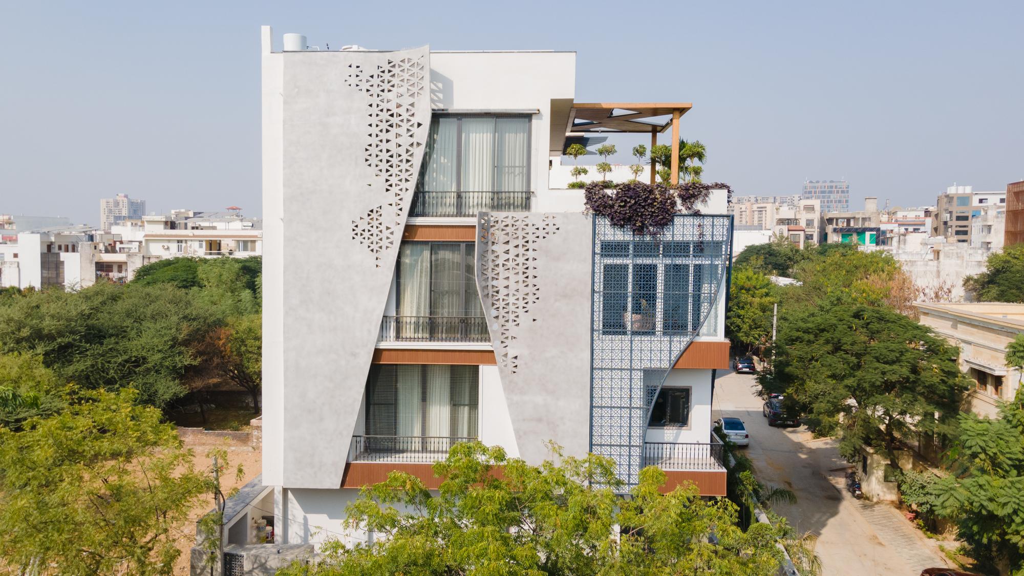 Marvel at the ferrocement forms of this sculptural home in the Pink ...