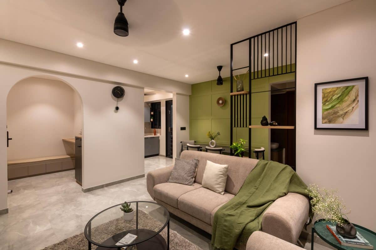 Enter this Pune 2BHK where subtle modernity finds a serene home ...