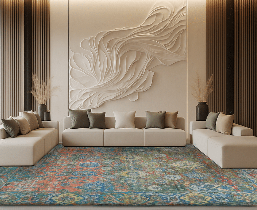 Feel the soul of luxury beneath your feet with these rugs woven in silk ...