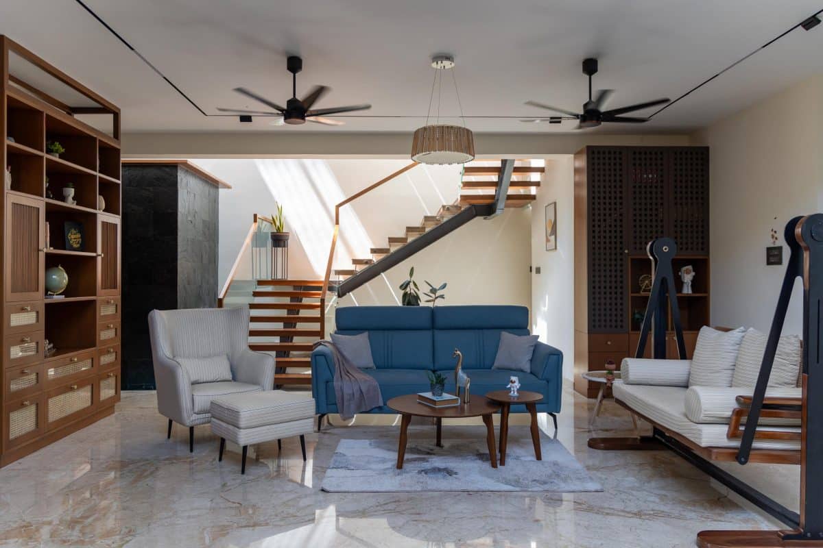 Embrace the quiet poetry of light in this open yet intimate home nestled in Tamil Nadu ...