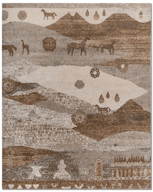 Step into the landscapes of the UAE through this rug collection by ...