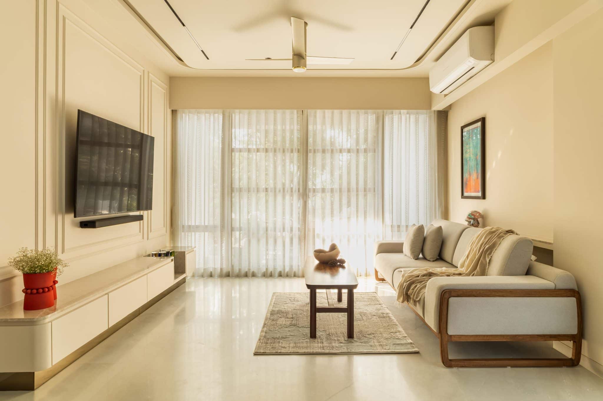 Embrace tranquility at this calm and contemporary 1,800 sq ft retreat in Mumbai - Architect and ...