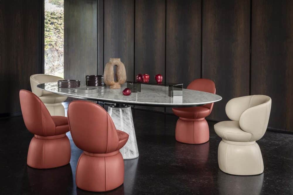 Sink into silhouettes sculpted for elegance and poise with this seating ...