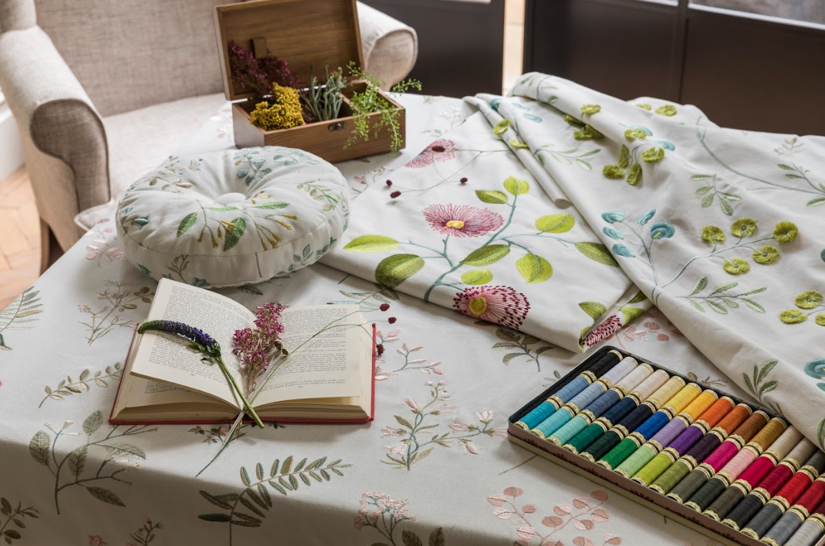 Add a fresh flavour to your furnishings with this breezy textile ...